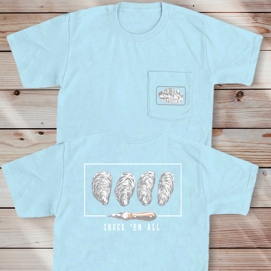 Old Row SHUCK EM ALL POCKET TEE